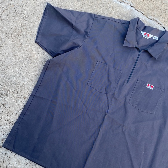 Ben Davis | Shirts | Old School Ben Davis 5 Xl Zip Work Shirt Dark Grey ...